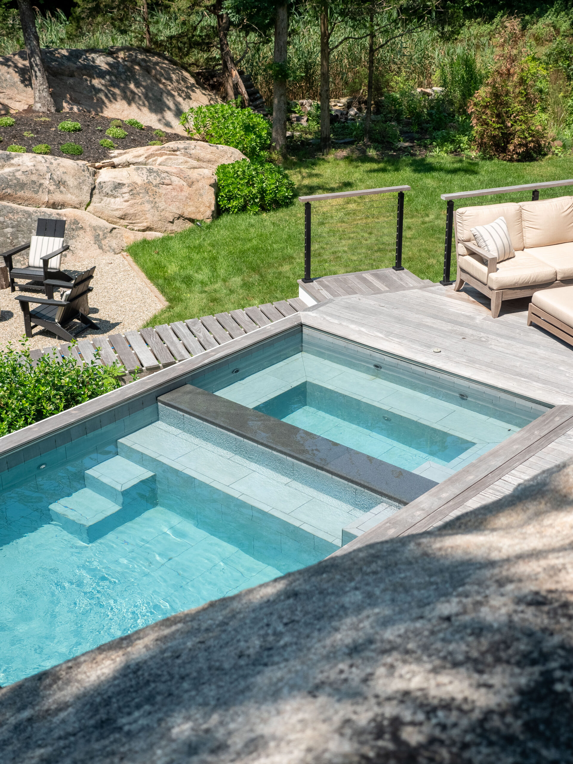 The Caroline + Spa: Luxury Plunge Pool & Hot Tub Combo